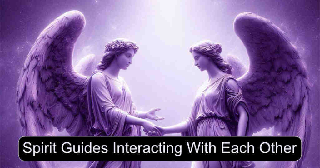 Spirit Guides Interacting With Each Other